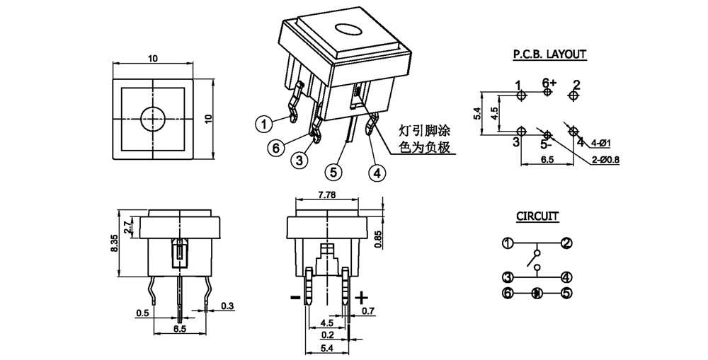 LED TACT SWITCHES，LED PUSH BUTTON SWITCHES,HONYONE